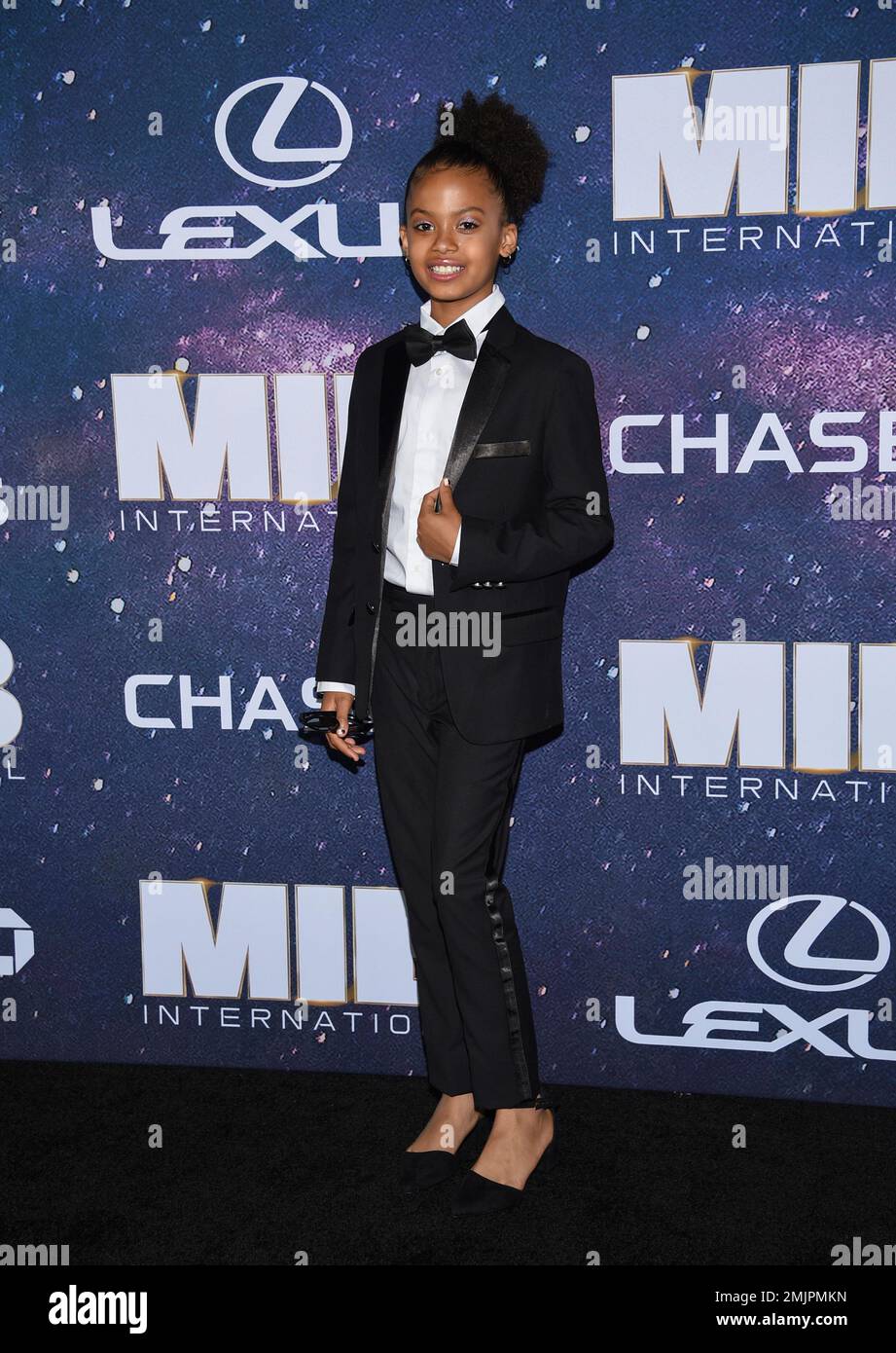 Actress Mandeiya Flory attends the world premiere of "Men in Black ...