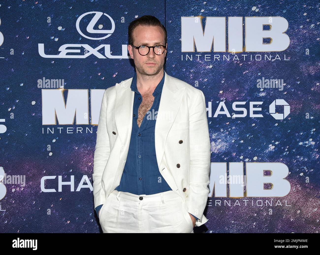 Actor Rafe Spall attends the world premiere of "Men in Black ...