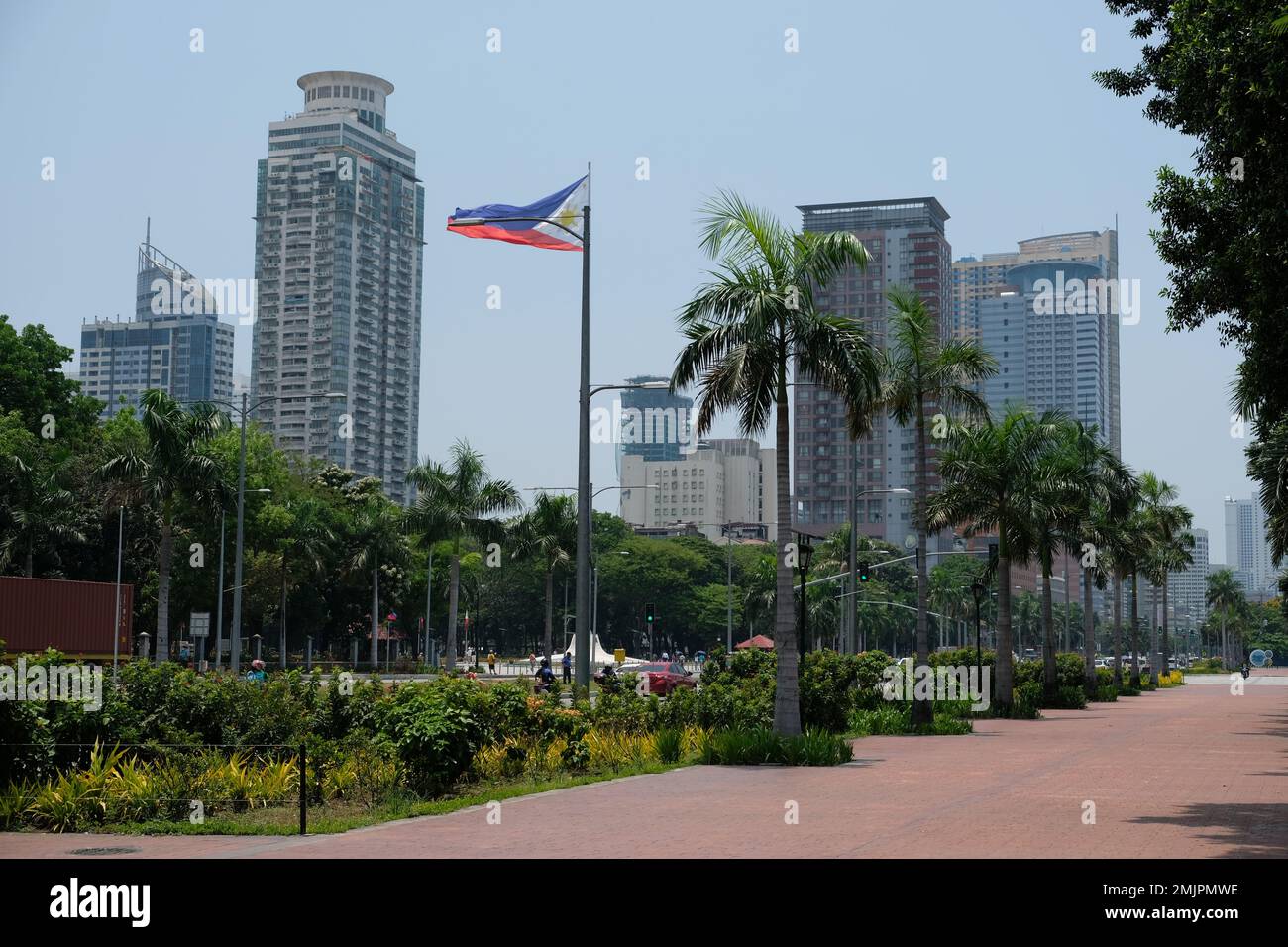 Philippines Manila - Manila Baywalk - Manila Promenade Stock Photo - Alamy