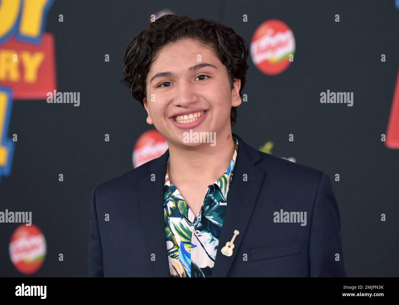 Anthony Gonzalez arrives at the world premiere of "Toy Story 4" on ...