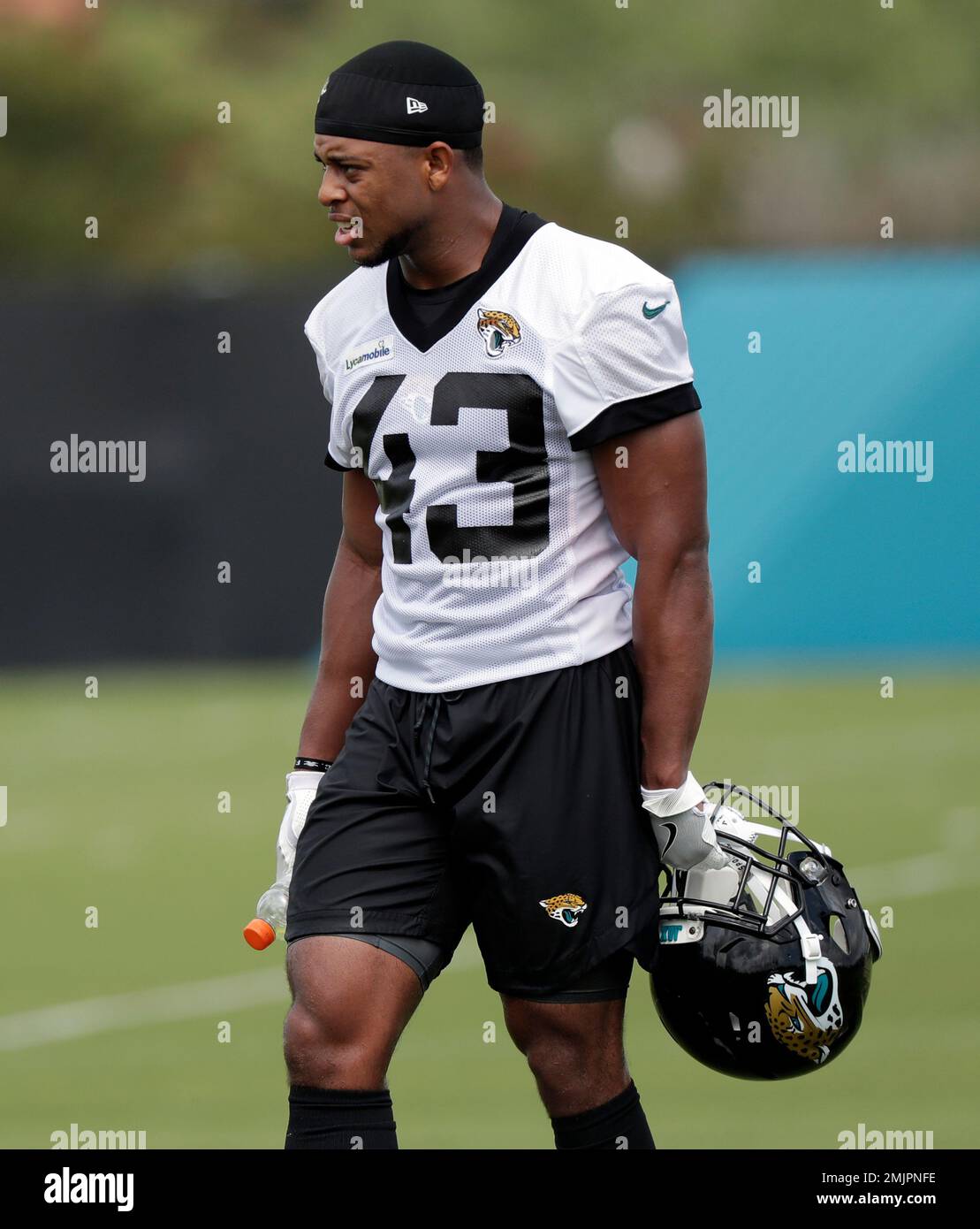 Jacksonville Jaguars cornerback Picasso Nelson Jr. exits the field ...