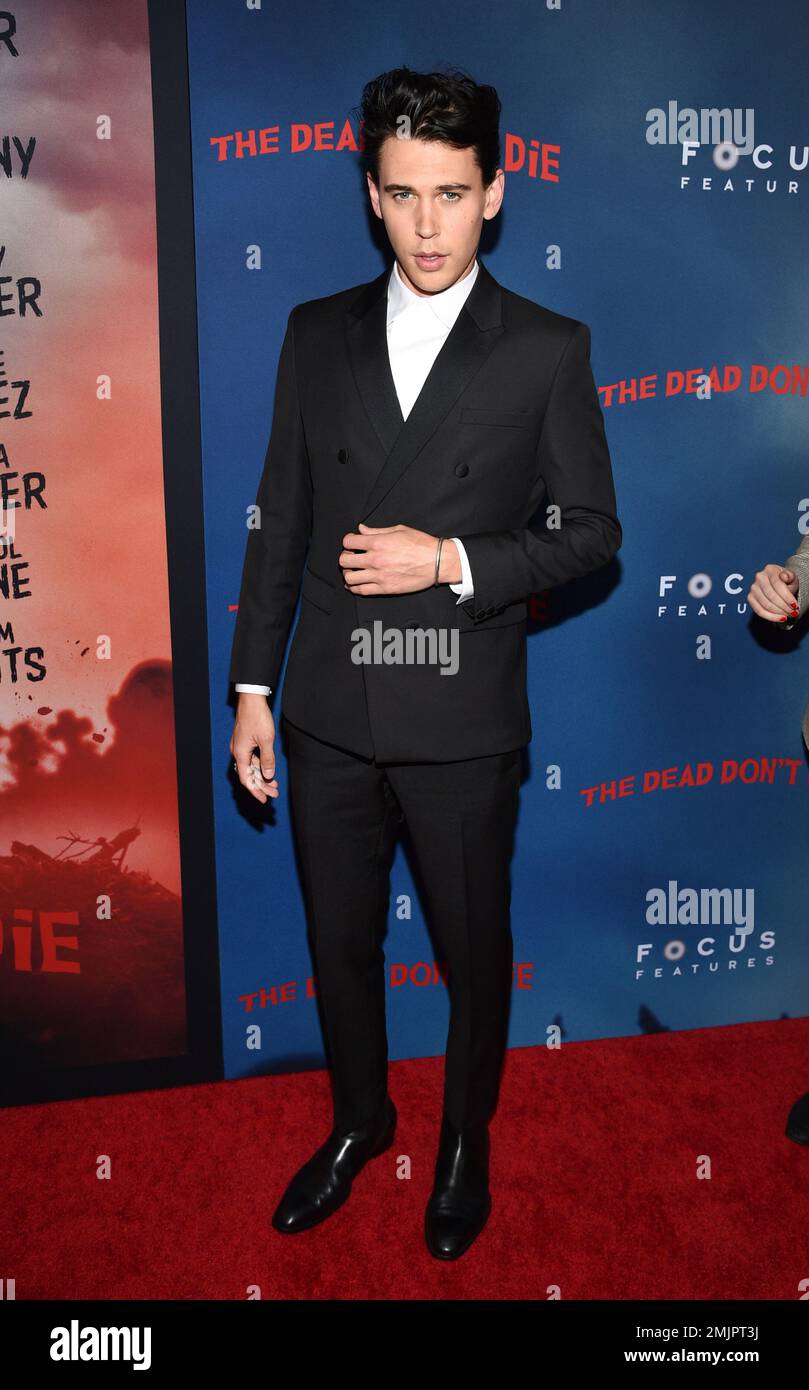 Actor Austin Butler attends the premiere of "The Dead Don't Die" at the ...