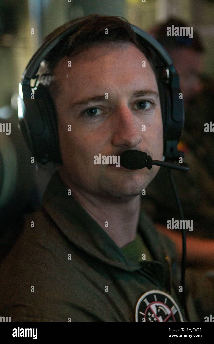 U.S. Marine Corps Capt. Ian Penn, a KC-130J Hercules pilot with Marine ...