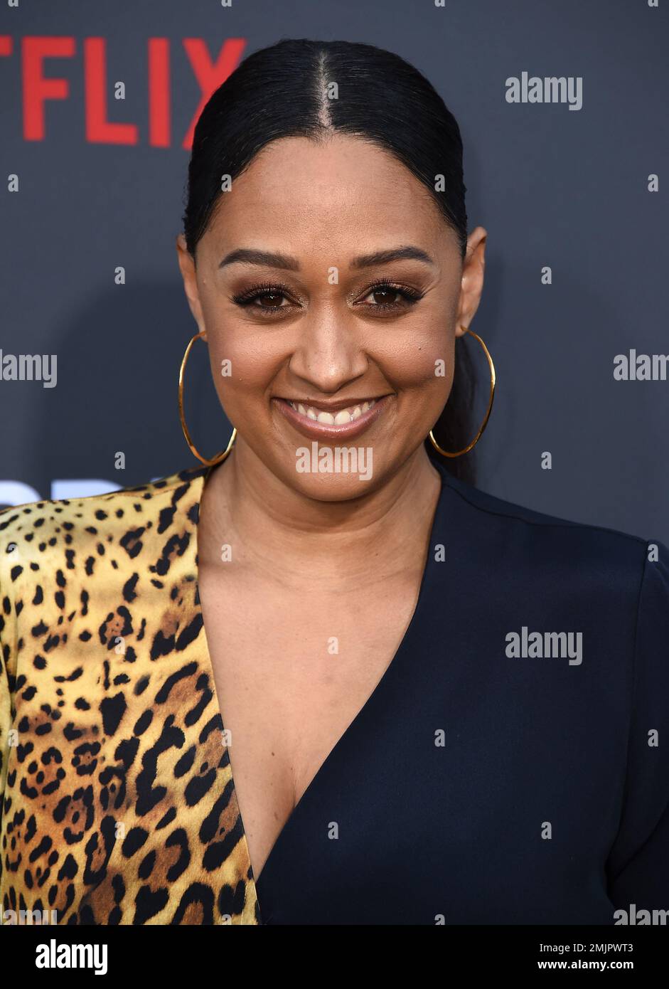 Tia Mowry-Hardrict arrives at the Los Angeles premiere of "Murder ...