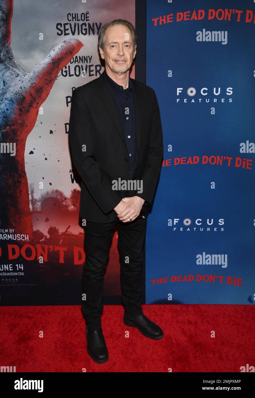 Actor Steve Buscemi attends the premiere of "The Dead Don't Die," at ...