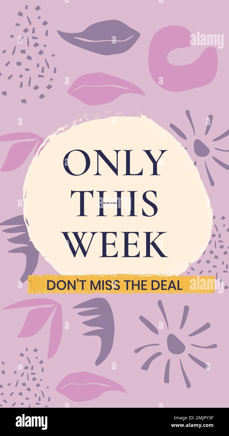 Sale Instagram story template, editable online shopping design, only ...