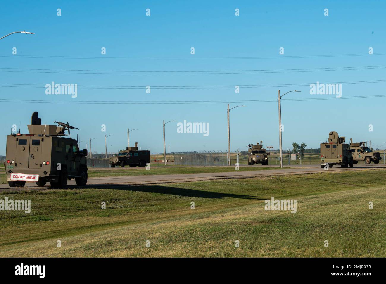 Airmen from the 91st Missile Wing Security Forces Squadron prepare to ...