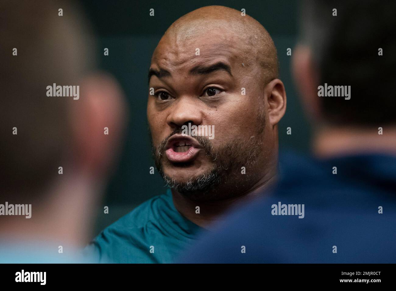 Philadelphia Eagles assistant head coach and running backs coach Duce ...