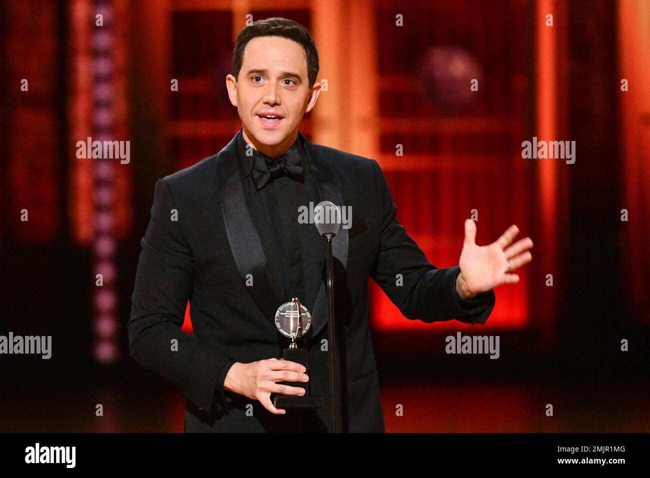 Santino Fontana Accepts The Award For Best Performance By An Actor In A