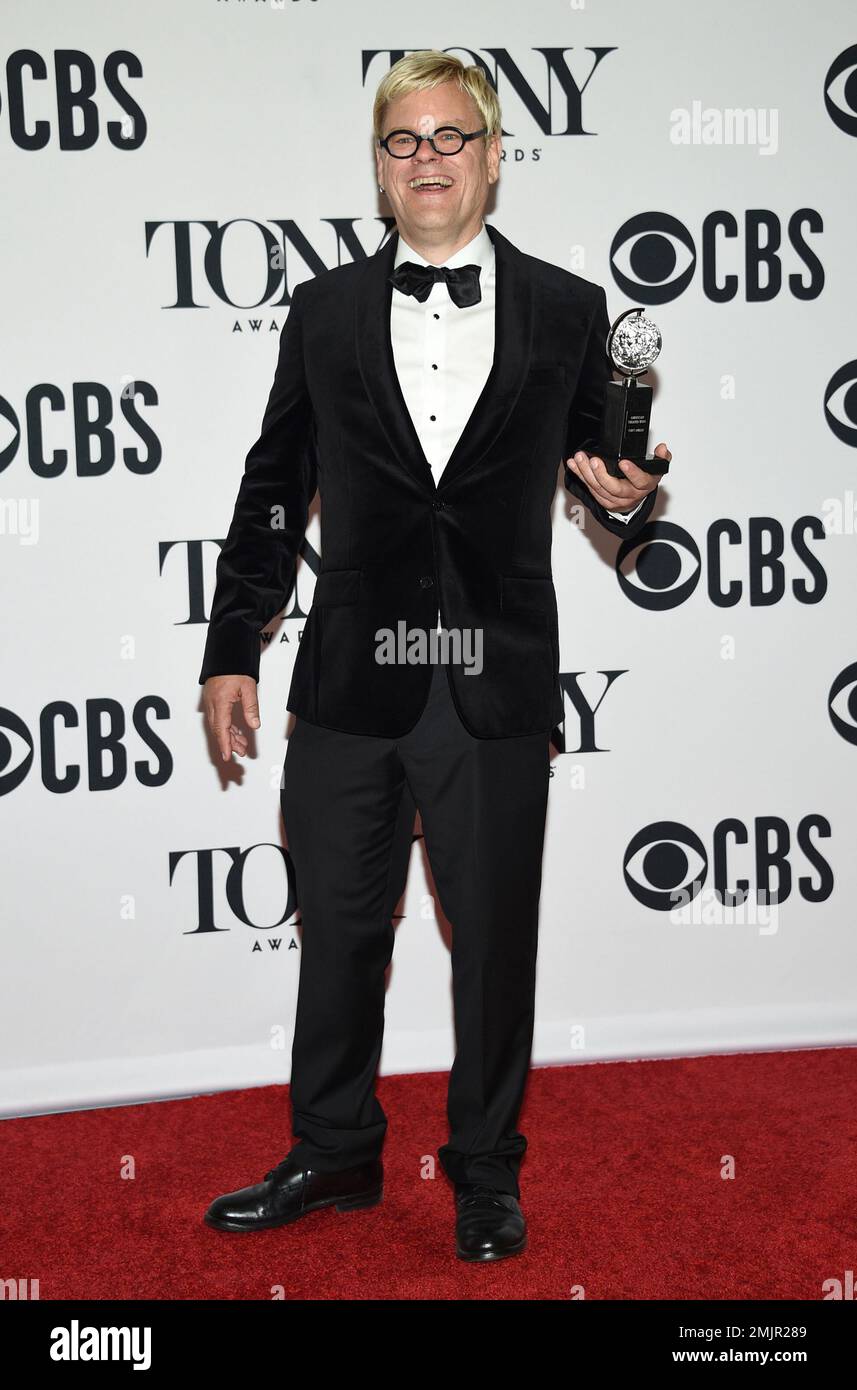 Fitz Patton poses in the press room with the award for best sound ...