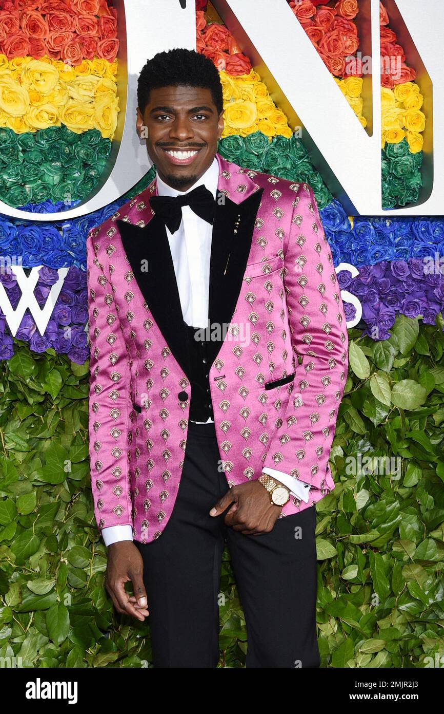 Jawan M. Jackson arrives at the 73rd annual Tony Awards at Radio City ...