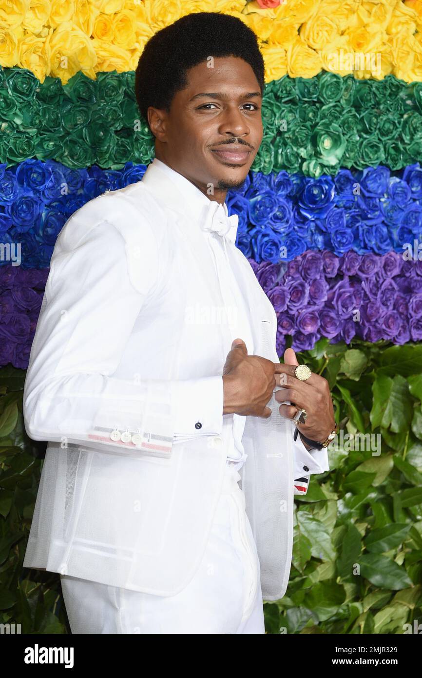 Ephraim Sykes arrives at the 73rd annual Tony Awards at Radio City ...