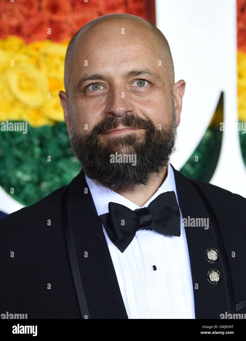 Peter Nigrini arrives at the 73rd annual Tony Awards at Radio City ...