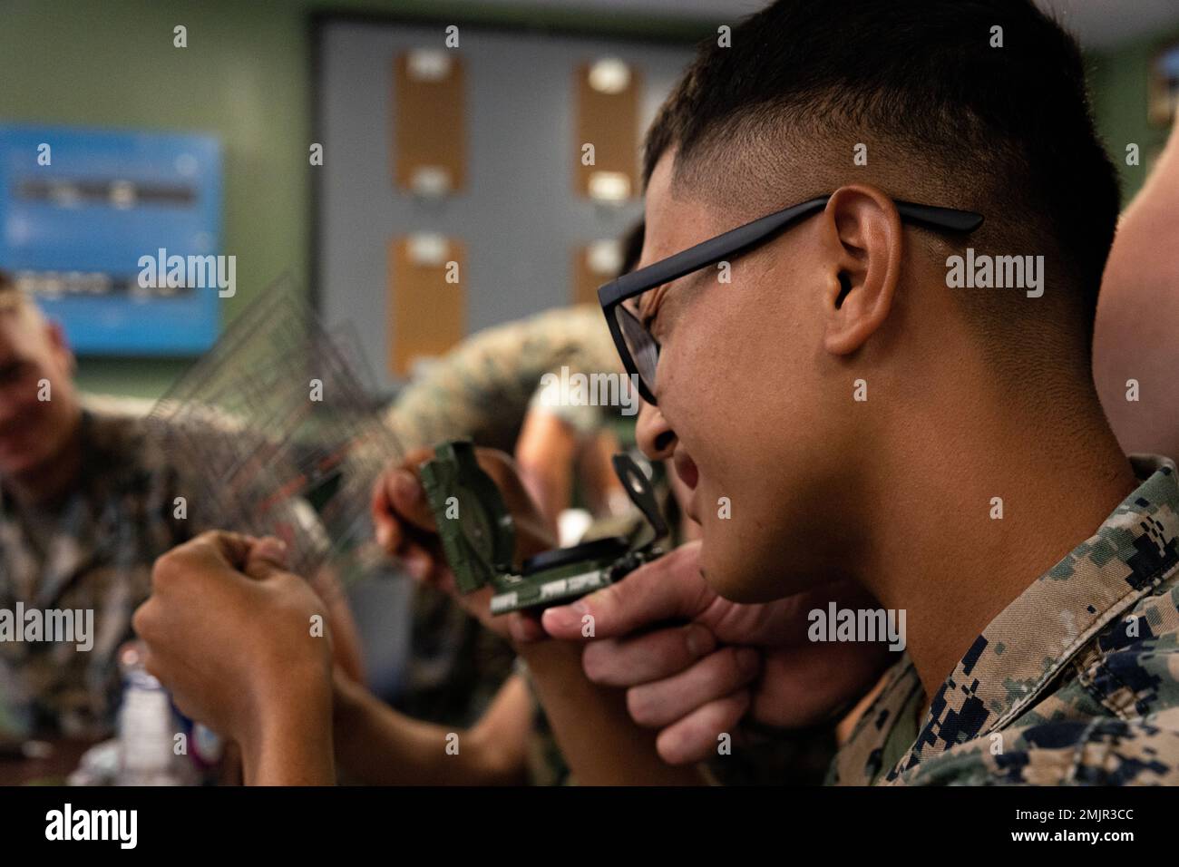 U.S. Marine Corps Cpl. Bedhan Rai, with Chemical Biological Incident Response Force (CBIRF ...