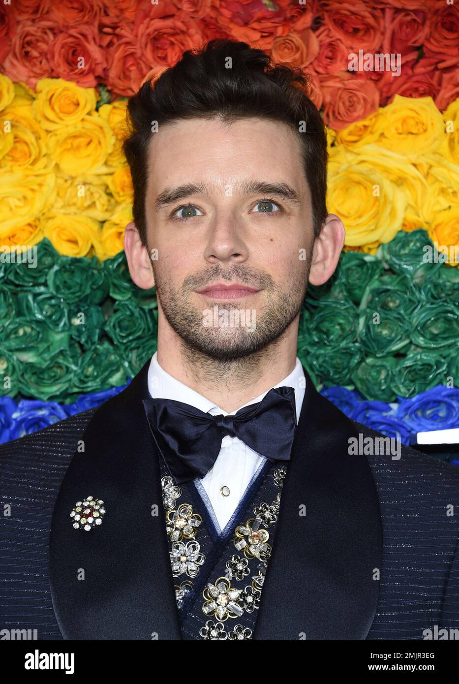 Michael Urie arrives at the 73rd annual Tony Awards at Radio City Music ...