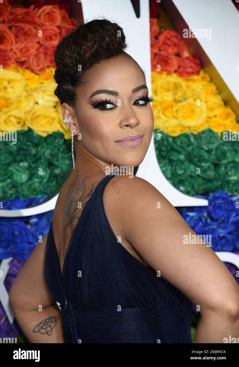 Lilli Cooper arrives at the 73rd annual Tony Awards at Radio City Music ...
