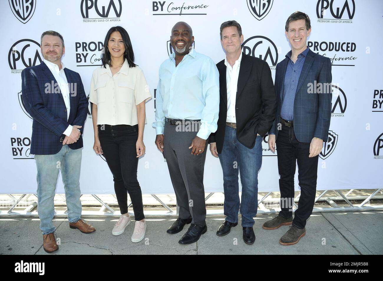 Chris Thomes, from left, Agnes Chu, Vernon Sanders, Craig Erwich and ...