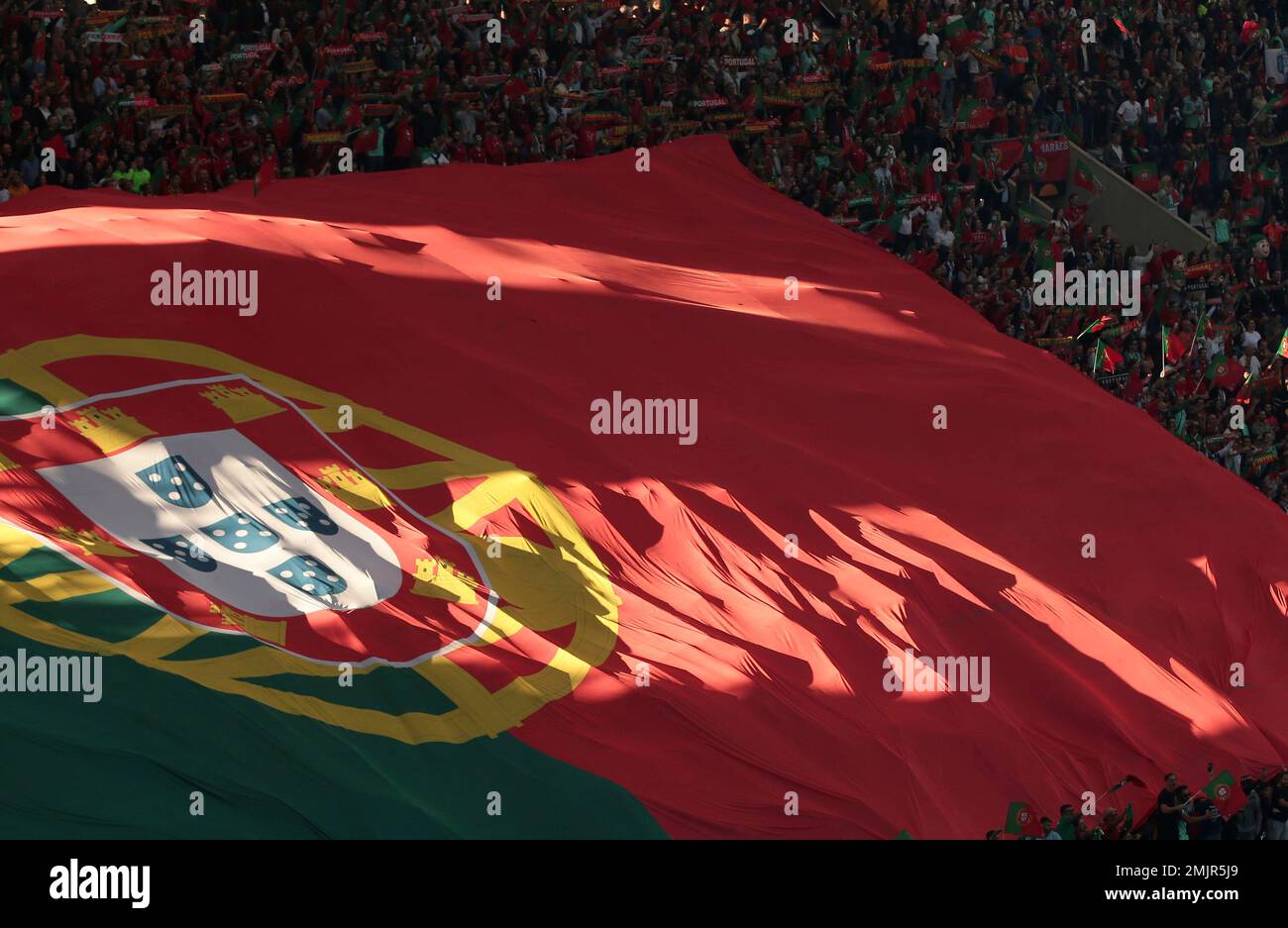 Portugal fans support their team before the UEFA Nations League final ...
