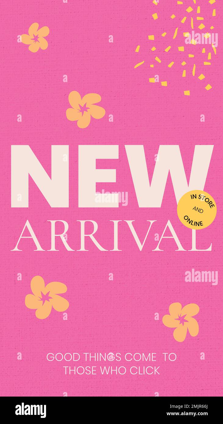 New arrival Instagram story template, editable online shop design ...