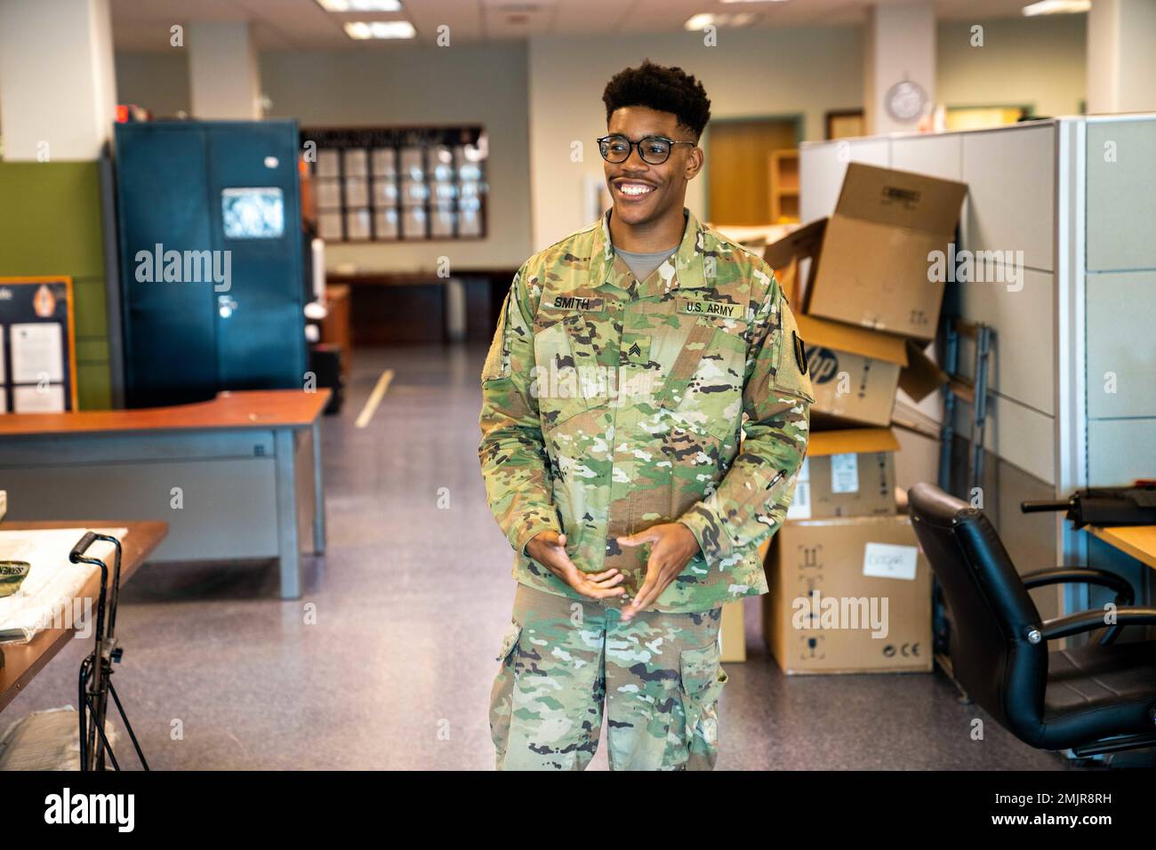 U.S. Army Soldier Cpl. Smith gets promoted to Sergeant. He has been a ...