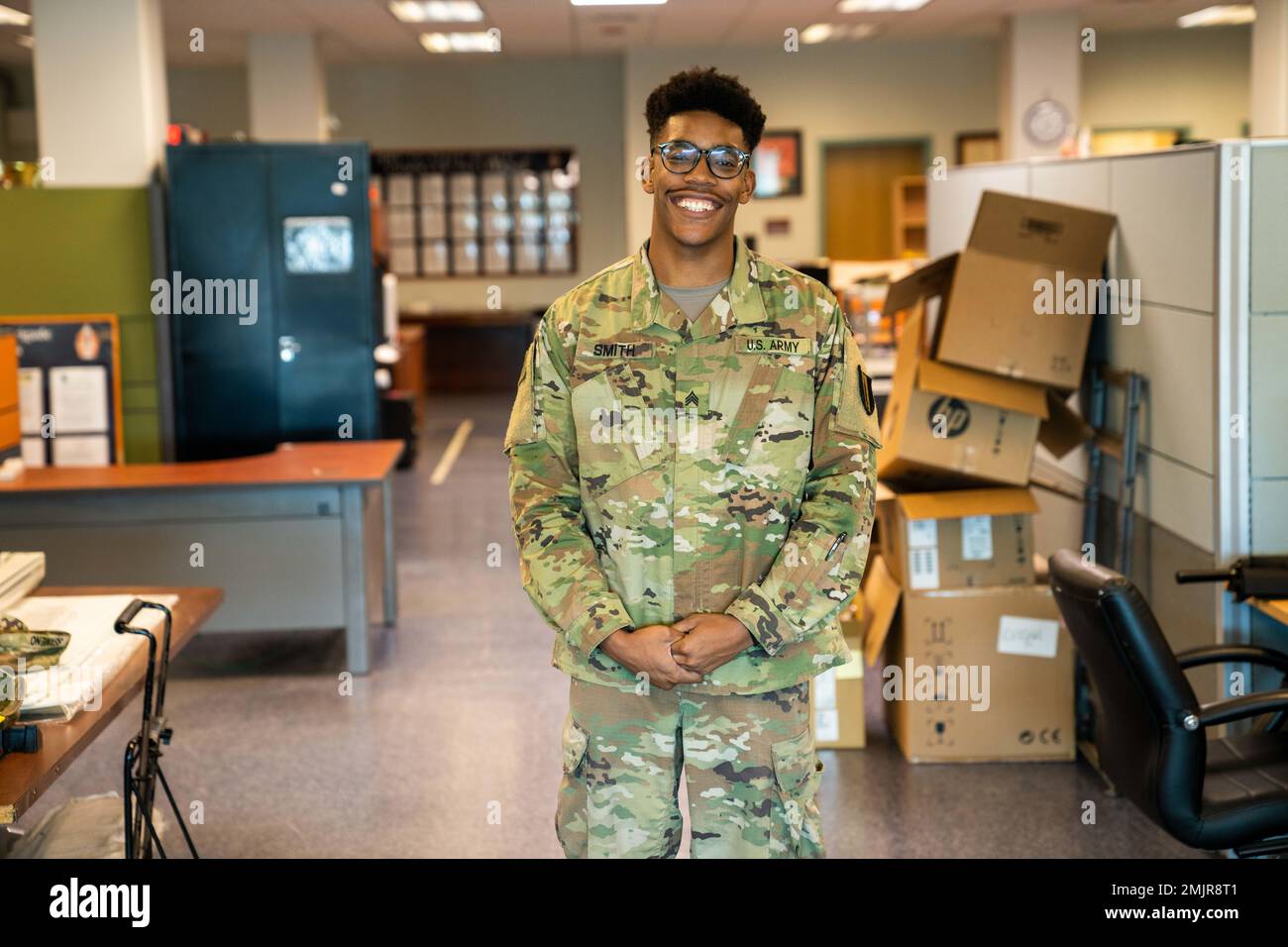 U.S. Army Soldier Cpl. Smith gets promoted to Sergeant. He has been a ...