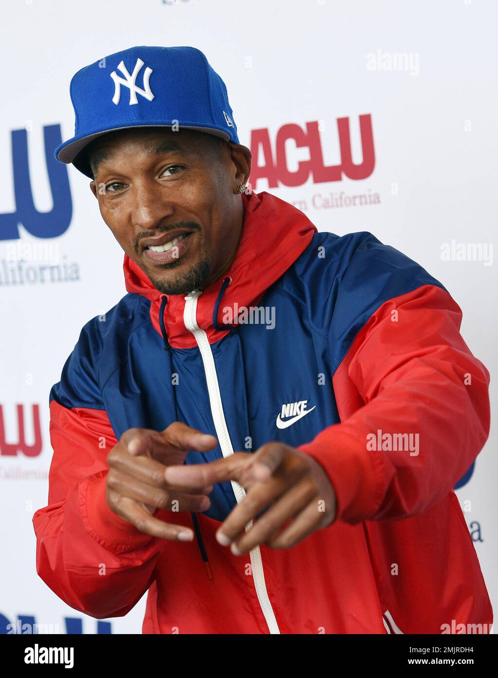 Honoree Korey Wise poses at the ACLU SoCal's 25th Annual Luncheon at ...