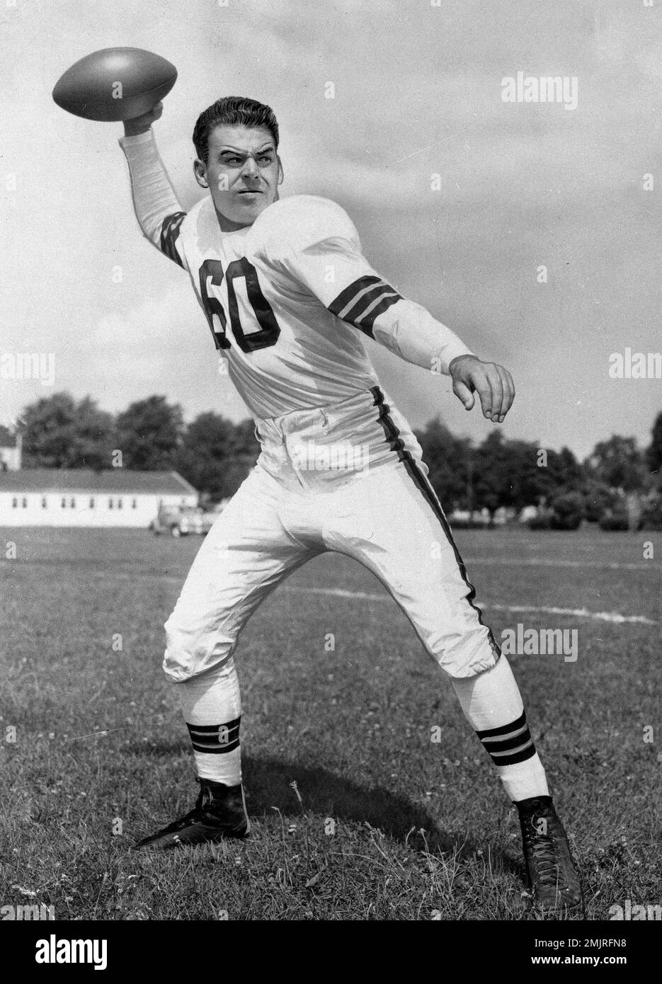 FILE - In this 1949 file photo, Cleveland Browns quarterback Otto ...