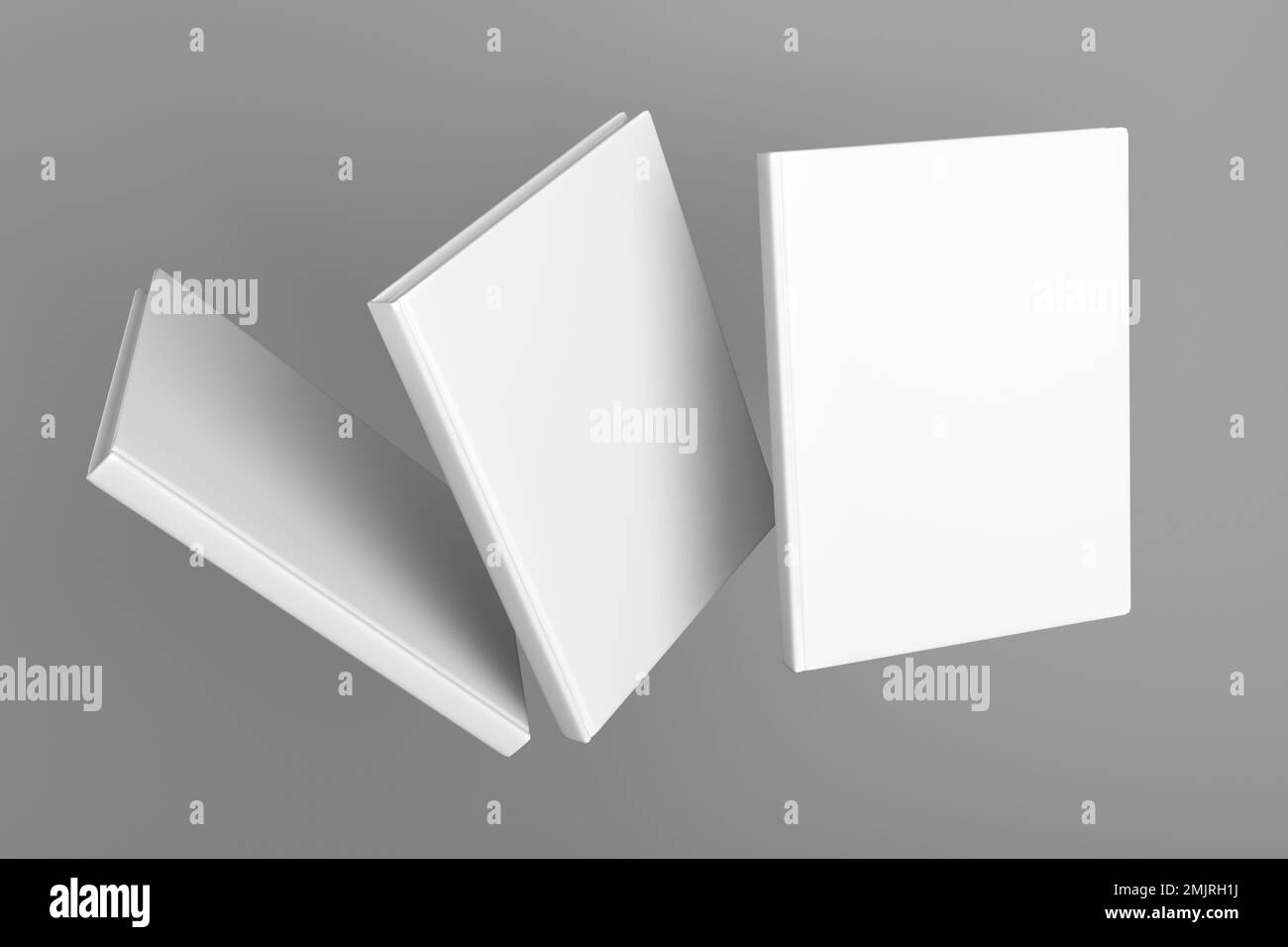 3d render. Blank template for book cover design. Book mockup Stock ...