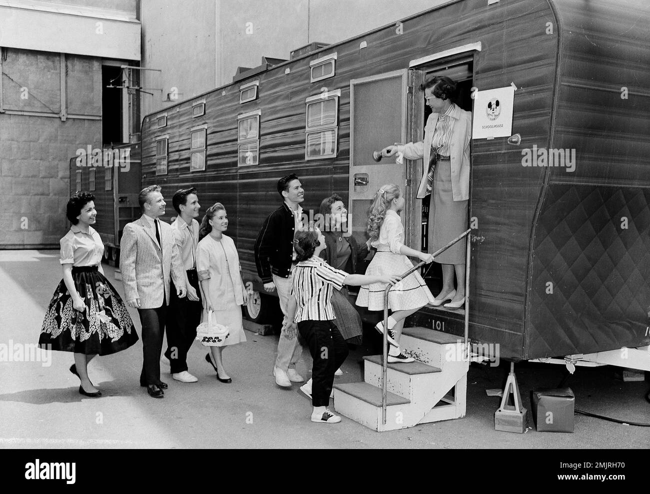 FILE - In this Aug 20, 1957, file photo, Walt Disney's Mouseketeers ...