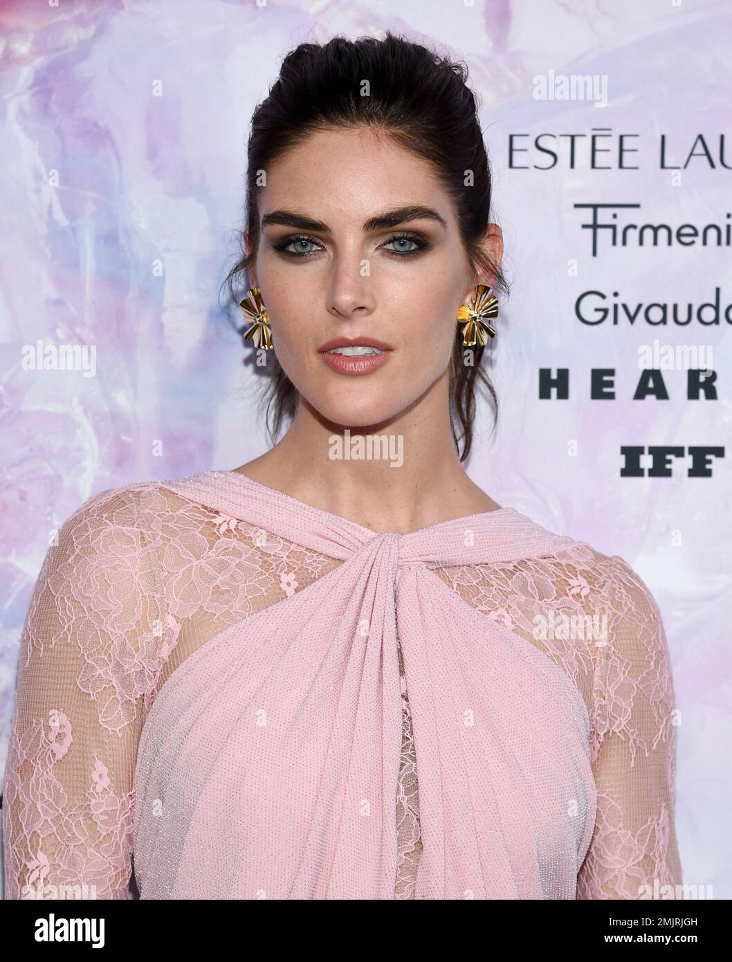 Model Hilary Rhoda attends the Fragrance Foundation Awards at the David ...