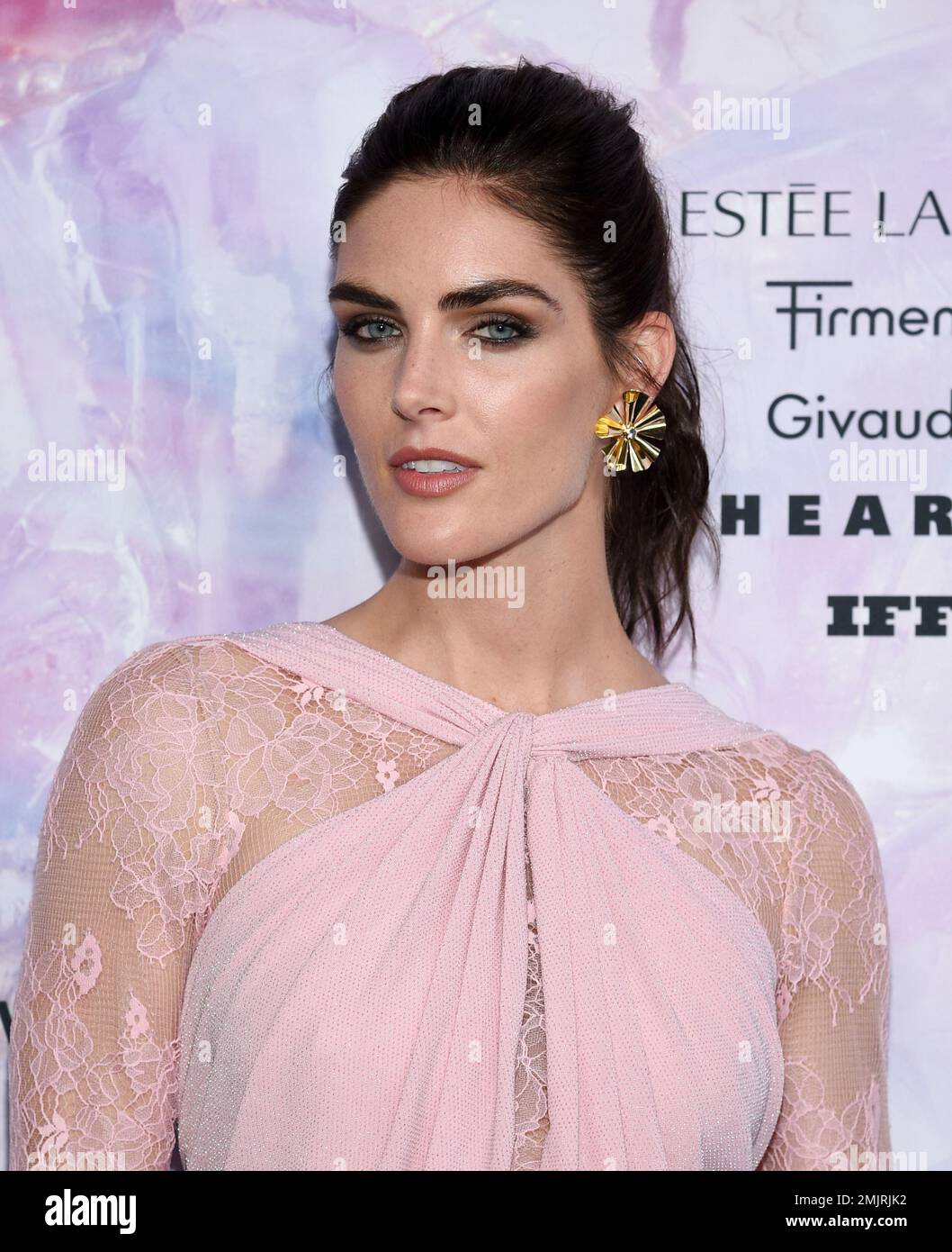 Model Hilary Rhoda attends the Fragrance Foundation Awards at the David ...