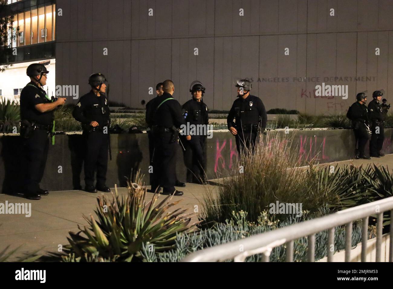 Los Angeles, California, USA. 27th Jan, 2023. LAPD Police in front of ...