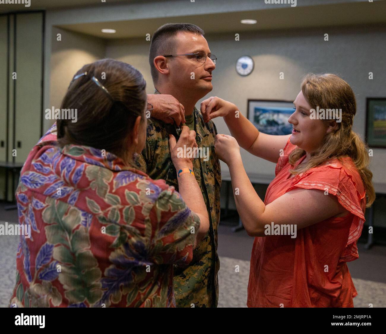 U.S. Marine Corps Maj. Andrew Ezell, the comptroller of 4th Marine ...