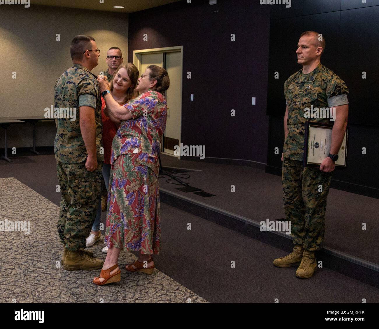 U.S. Marine Corps Maj. Andrew Ezell, the comptroller of 4th Marine ...