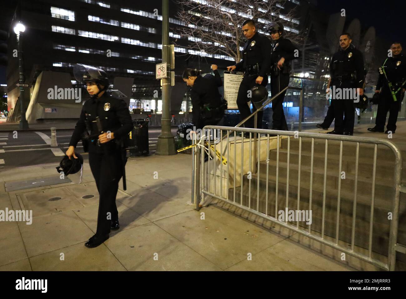 Los Angeles, California, USA. 27th Jan, 2023. After a peaceful vigil ...