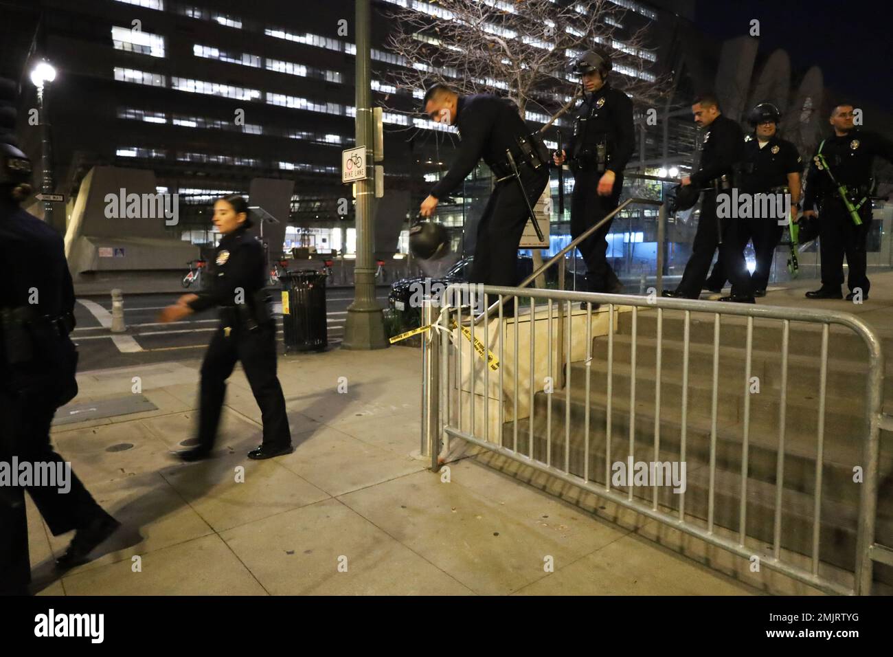 Los Angeles, California, USA. 27th Jan, 2023. After a peaceful vigil ...
