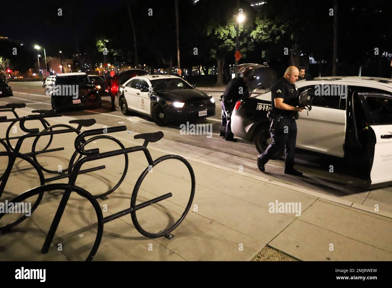 Los Angeles, California, USA. 27th Jan, 2023. After a peaceful vigil ...