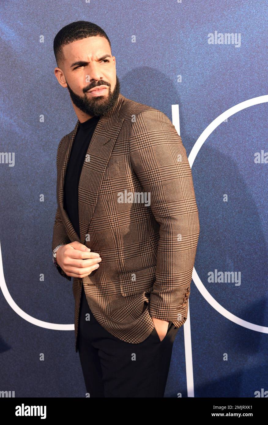 Drake, an executive producer of the HBO drama series "Euphoria," poses ...