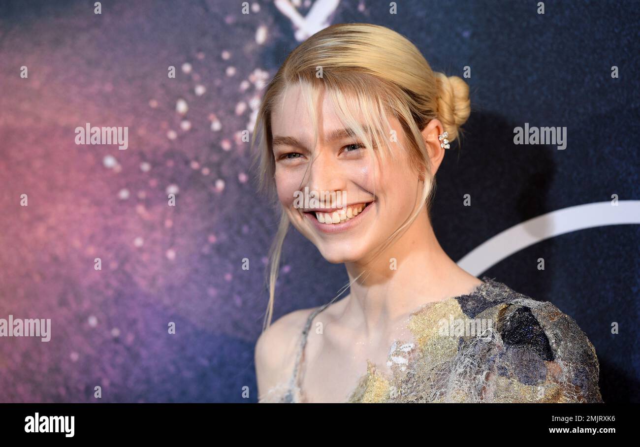 Hunter Schafer, a cast member in the HBO drama series "Euphoria," poses ...
