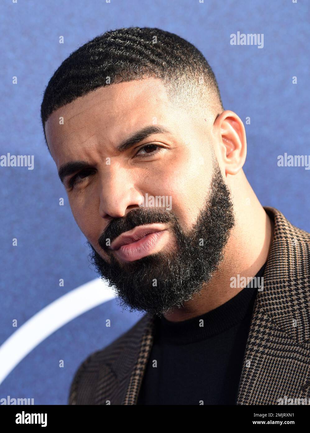 Drake, an executive producer of the HBO drama series "Euphoria," poses ...