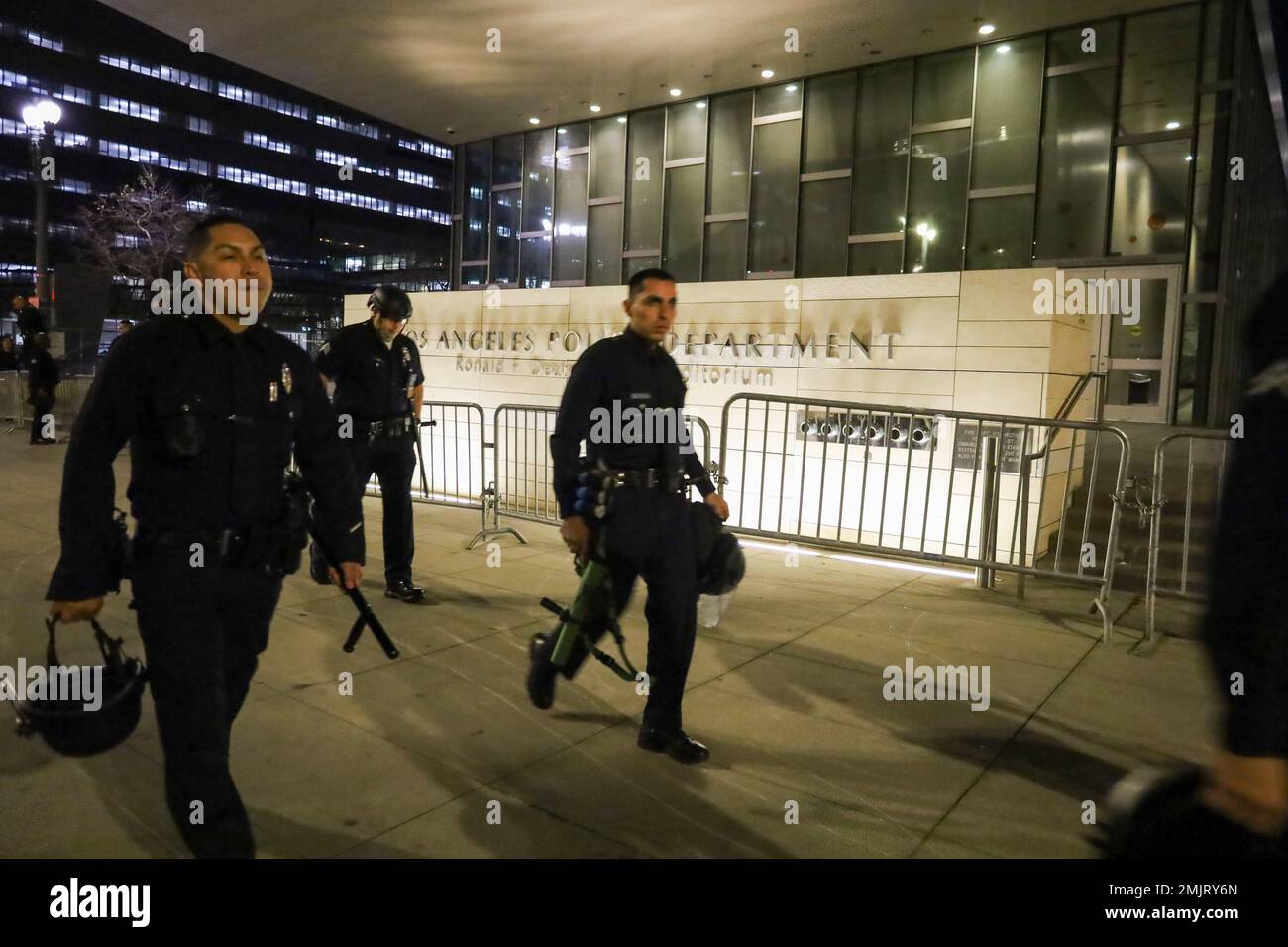 Los Angeles, California, USA. 27th Jan, 2023. After a peaceful vigil ...