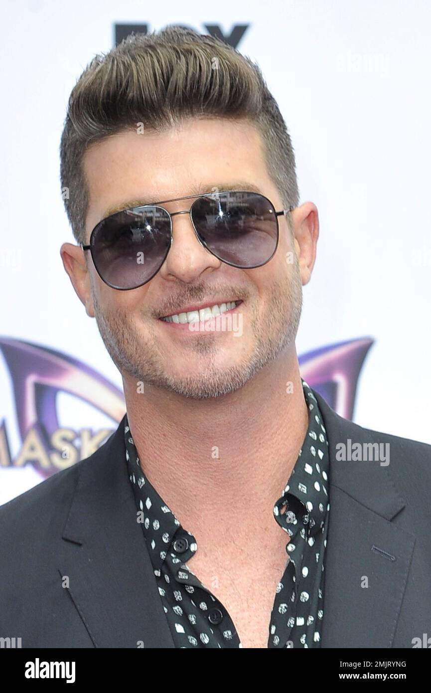 Robin Thicke attends "The Masked Singer" FYC event at Westfield Century ...