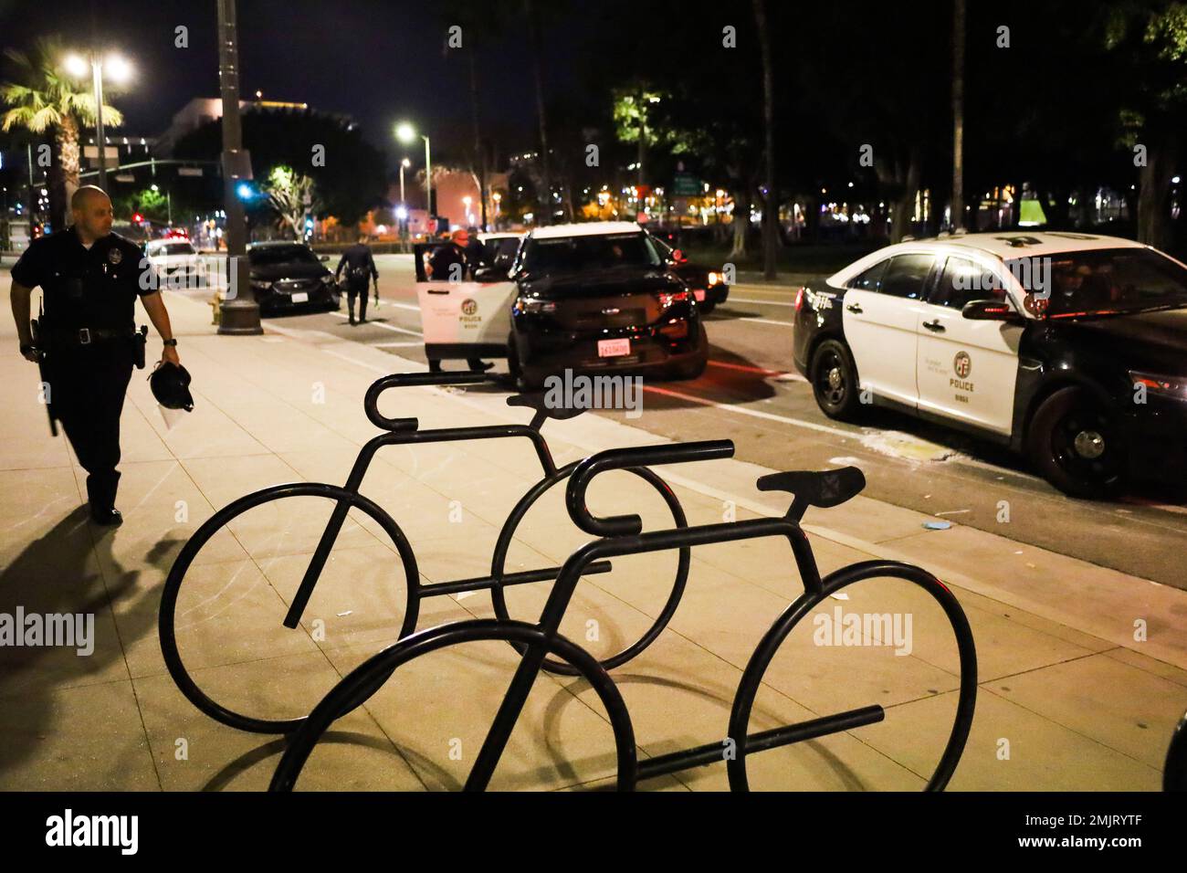 Los Angeles, California, USA. 27th Jan, 2023. After a peaceful vigil ...