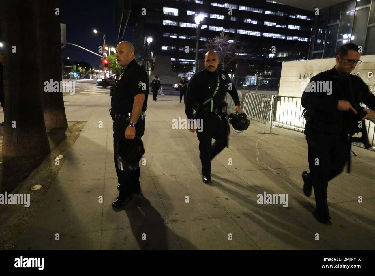 Los Angeles, California, USA. 27th Jan, 2023. After a peaceful vigil ...