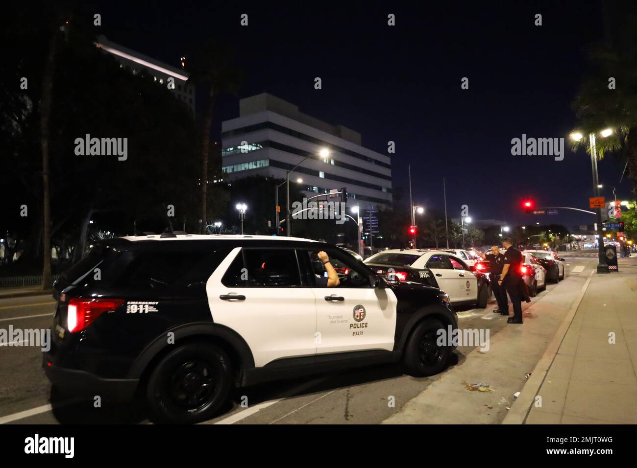 Los Angeles, California, USA. 27th Jan, 2023. After a peaceful vigil ...