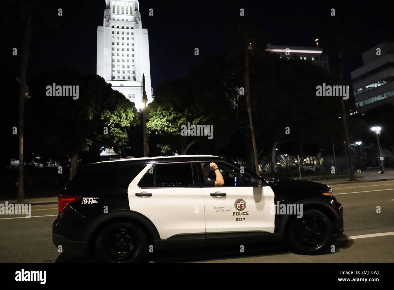 Los Angeles, California, USA. 27th Jan, 2023. After a peaceful vigil ...