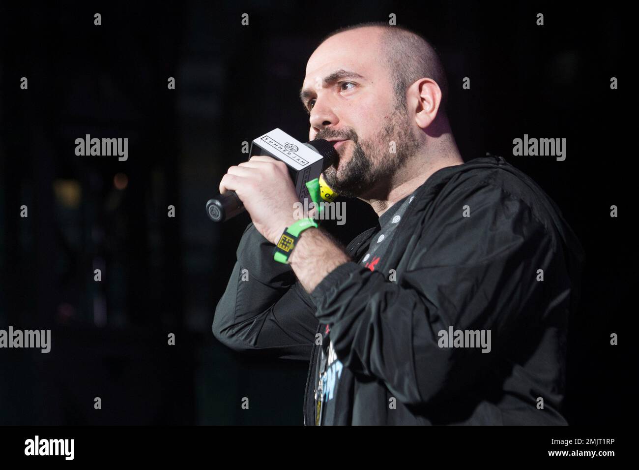 Paul Rosenberg is seen on stage at HOT 97 Summer Jam 2019 at MetLife ...