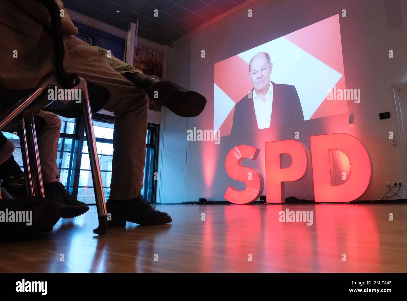 Leipzig, Germany. 28th Jan, 2023. Olaf Scholz (SPD), German Chancellor ...