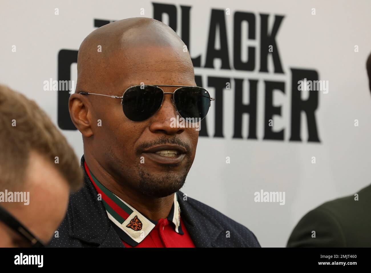 Jaimie Fox attends the world premiere of the Black Godfather at ...