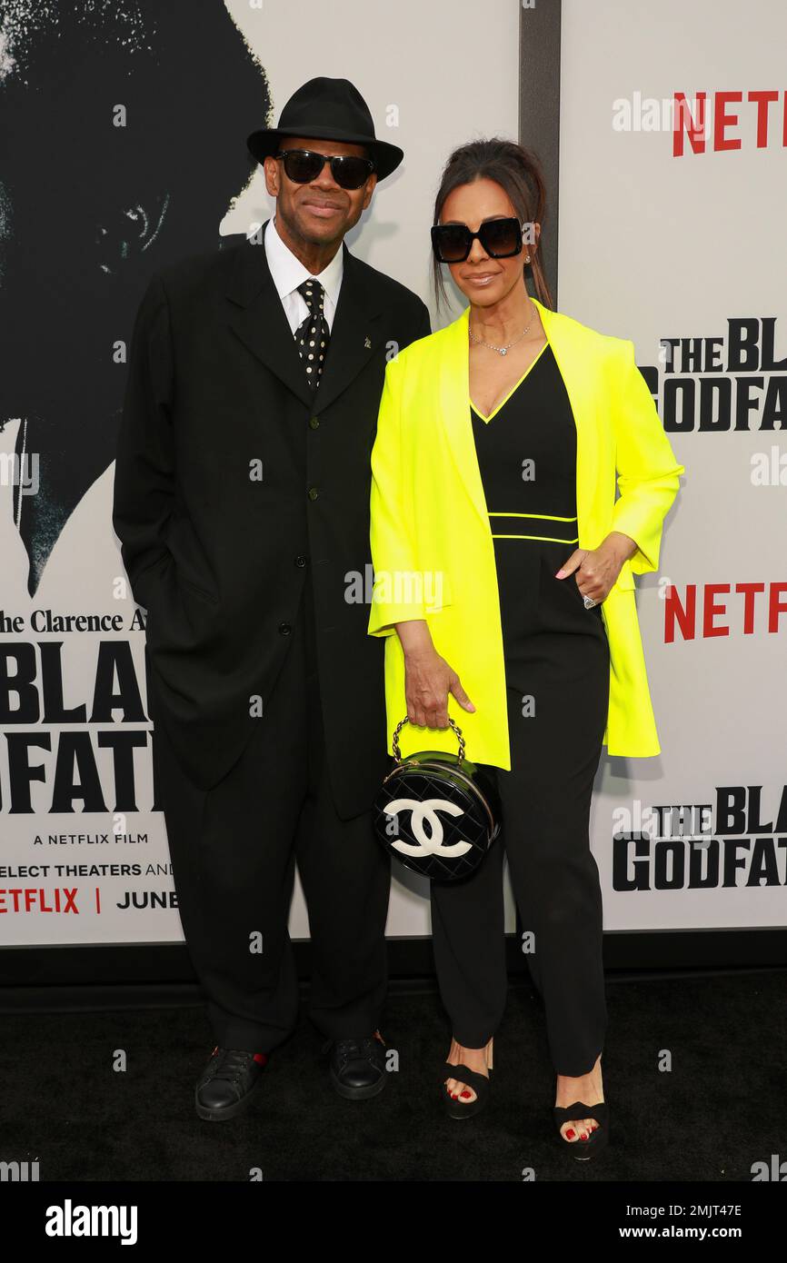 Jimmy Jam and Lisa Padilla attend the world premiere of the Black ...